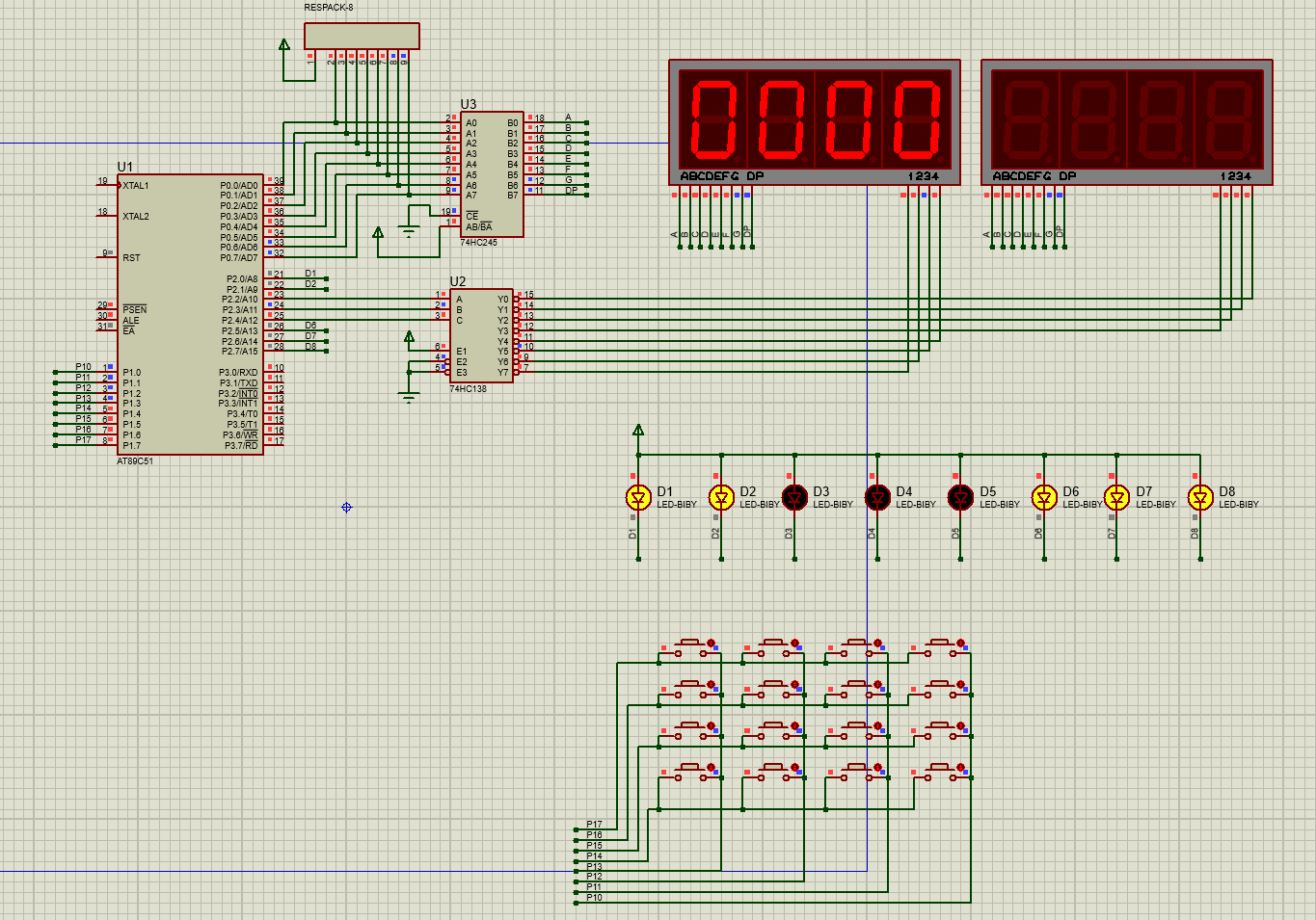 51 Single Chip Microcomputer Puzhong 51 Hamster Game Simulation Program ...