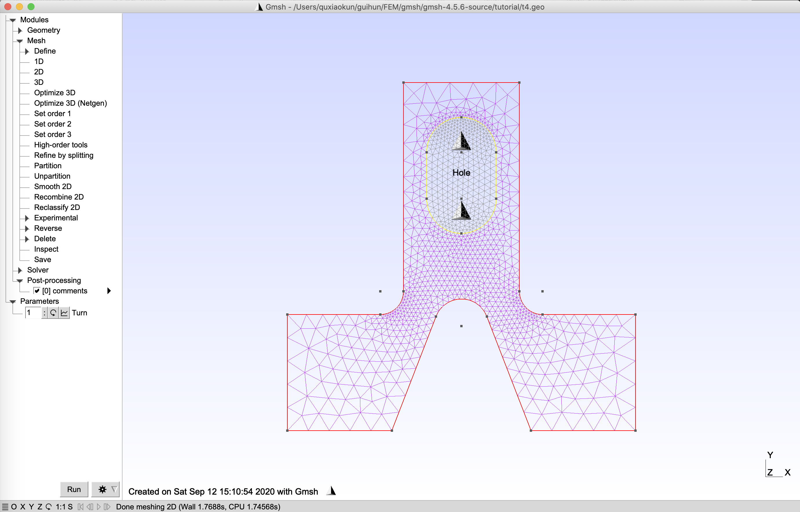 有限元剖网格之Gmsh安装与使用入门-CSDN博客