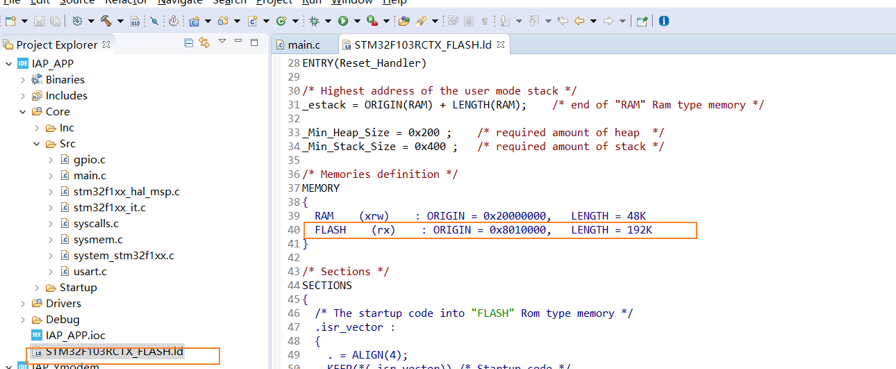 STM32 CUbeIDE 使用Ymodem协议进行串口IAP升级_xmodem 32k-CSDN博客