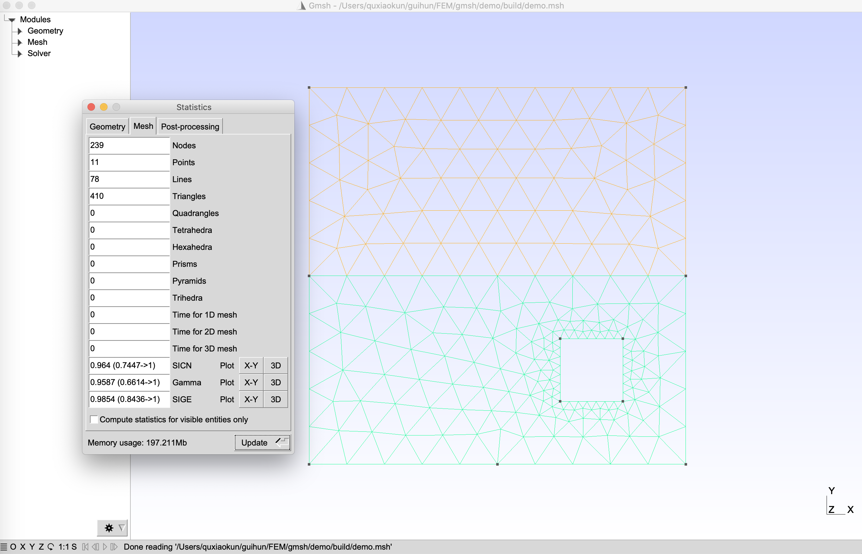有限元剖网格之Gmsh安装与使用入门-CSDN博客