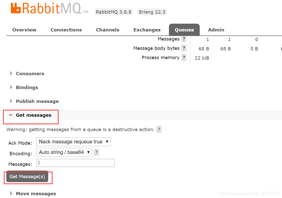 简单rabbitmq 发送消息和接收消息 Rabbitmqadmin 发送消息 Csdn博客