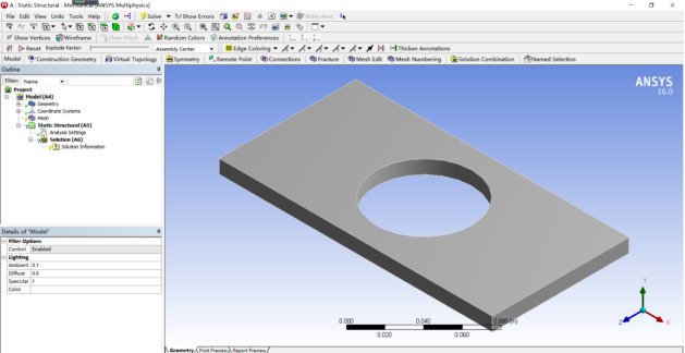 ansys静态结构分析_static structural-CSDN博客