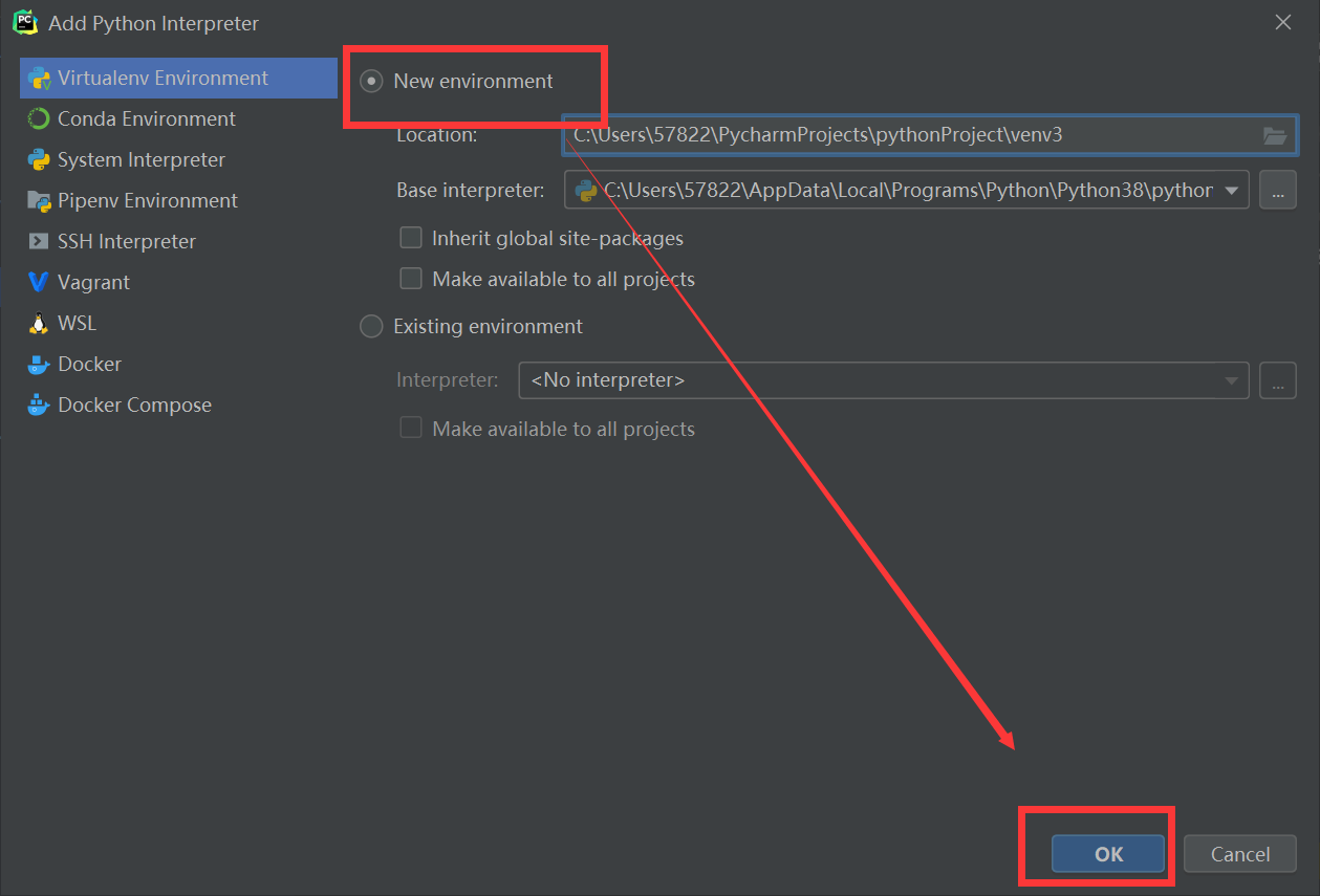 更新到python3.8，pycharm找不到新的python解释器应该如何添加_pycharm添加新解释器路径加载不出来-CSDN博客