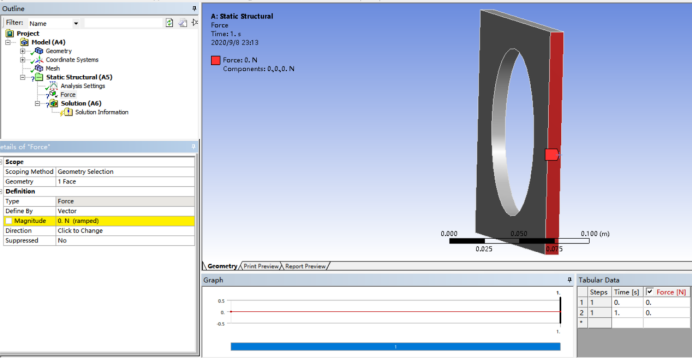 ansys静态结构分析_static structural-CSDN博客