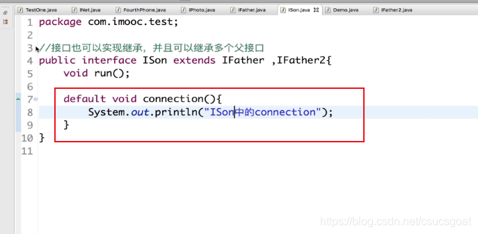 Java多态十一:接口的继承;接口中默认方法的重写和覆盖接口中默认方法被重写之后怎么在实现类中国继续使用默认方法 Csdn博客