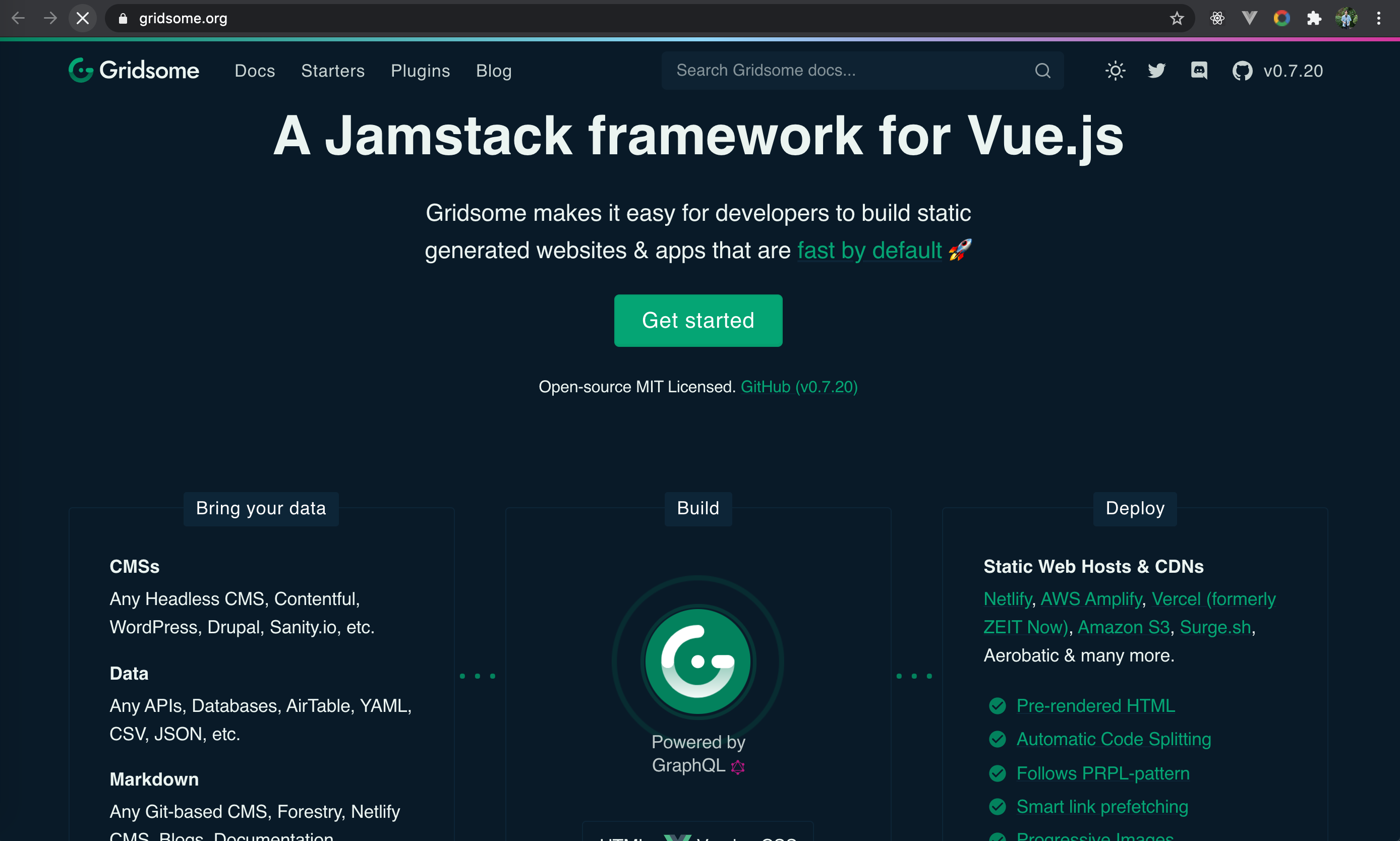 大前端学习笔记 - 静态站点生成（Gridsome静态站点方案、GraphQL查询数据、Strapi生成接口、自动部署到Vercel） - 灰信网（软件开发博客聚合）