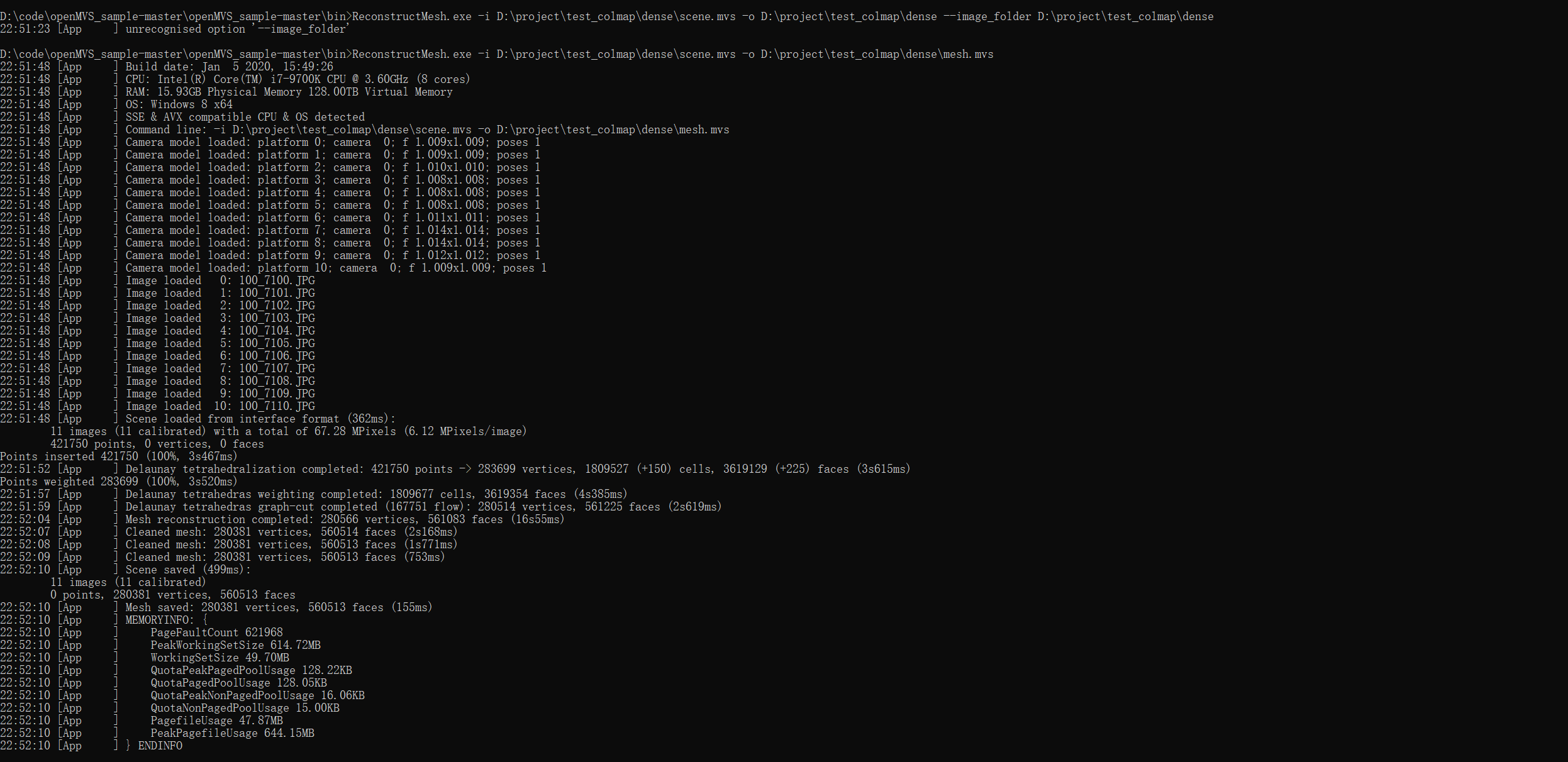 colmap+openmvs进行三维重建_colmap二次开发-CSDN博客