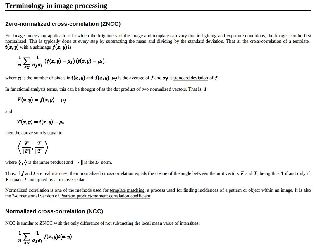 NCC与ZNCC-CSDN博客