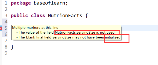 报错 这个 The blank final field __XXX__ may not have been initialized 是因为没有进行初始化 必须进行初始化所以就是无参构造器-CSDN博客