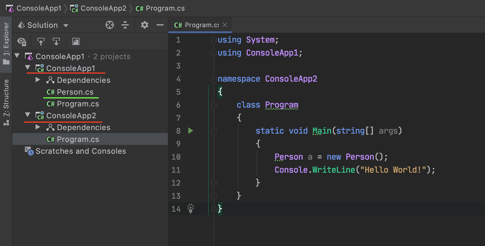 Rider 调用不同项目中的类_rider怎么添加引用-CSDN博客