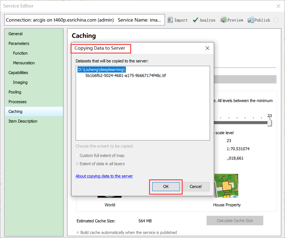 发布和使用 ArcGIS Server 服务之--影像服务（image server）_arcgis server imageserver ...