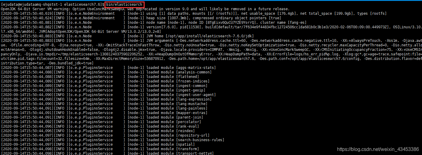Elasticsearch——》命令:启动和停止elasticsearch Plugin 停止es Csdn博客