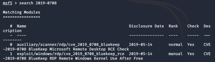 Windows远程桌面服务漏洞（CVE-2019-0708）_cve-2019-0708获取账号密码-CSDN博客