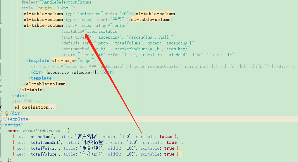 element ui- 关于table组件根据 tableHead批量 自定义sortMethod排序_el-table sort-method-CSDN博客