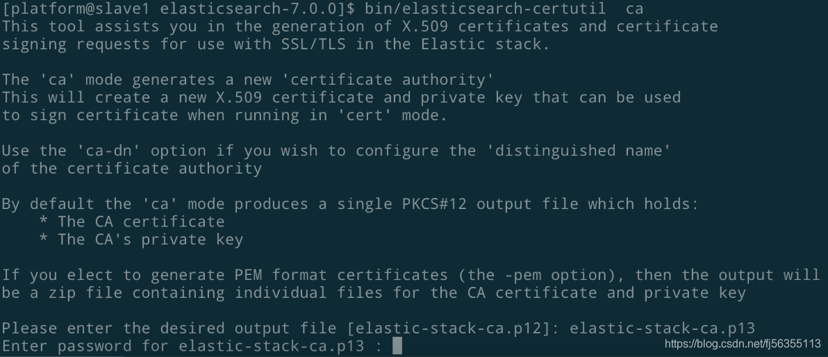 Elasticsearch Ssl认证证书制作es Ssl证书 Csdn博客