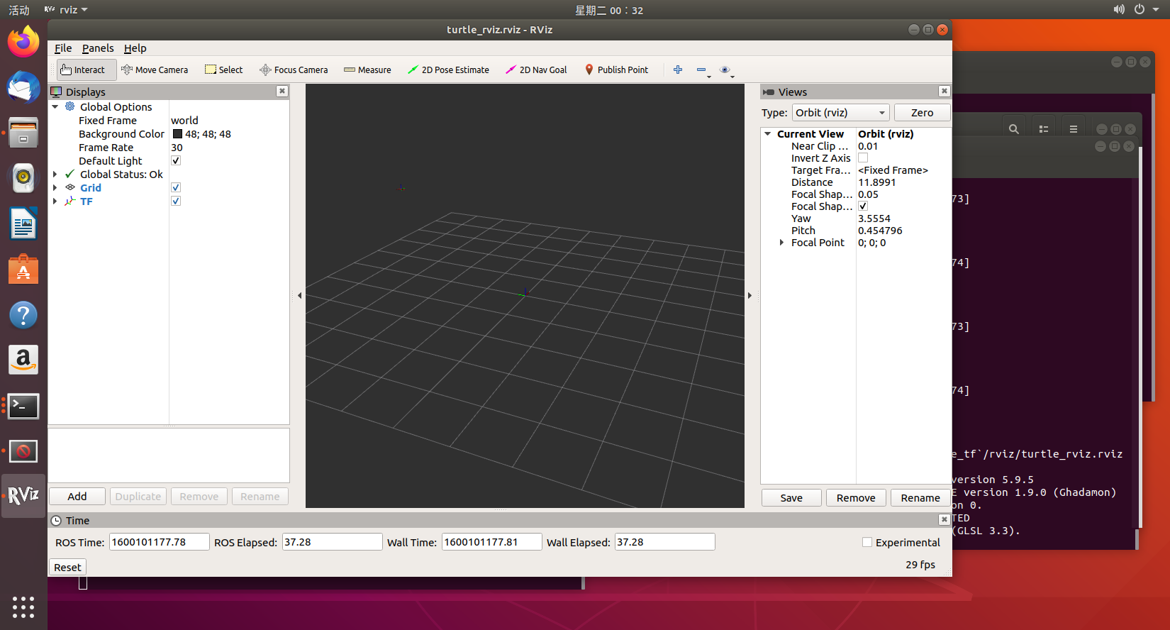 ROS(八)——ROS中的坐标系管理系统(TF坐标系管理系统 & view_frames & tf_echo & rviz)_tf树会自动更新 ...