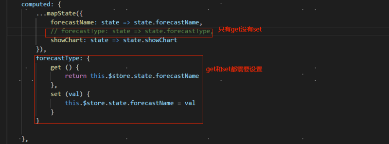 Computed property “XXX“ was assigned to but it has no setter - 程序员大本营