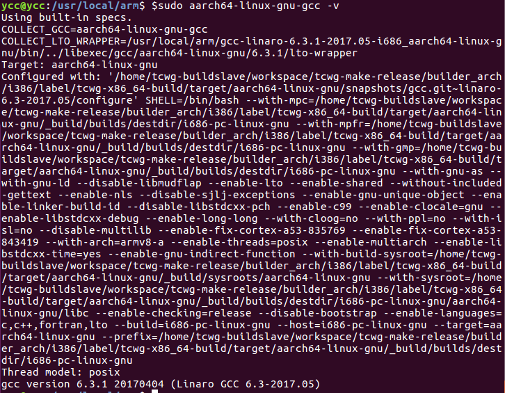 ubuntu 16.04 gcc-linaro 6.3.1安装_gcc-linaro-6.3.1-CSDN博客