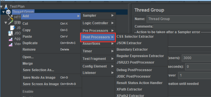 Jmeter-Post Processor后置处理器（动态获取响应结果数据作为变量）_jmeter postprocessor-CSDN博客