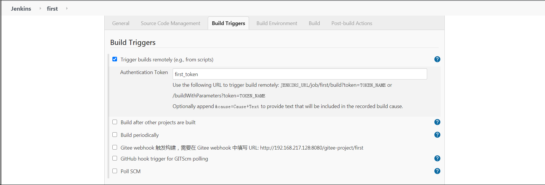 码云Gitee WebHook Jenkins 403 err:No valid crumb was included in the request_jenkins gitee webhook ...