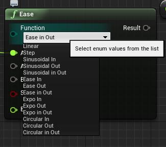 UE4 插值FInterpEaseInOut和Ease_ue4插值-CSDN博客