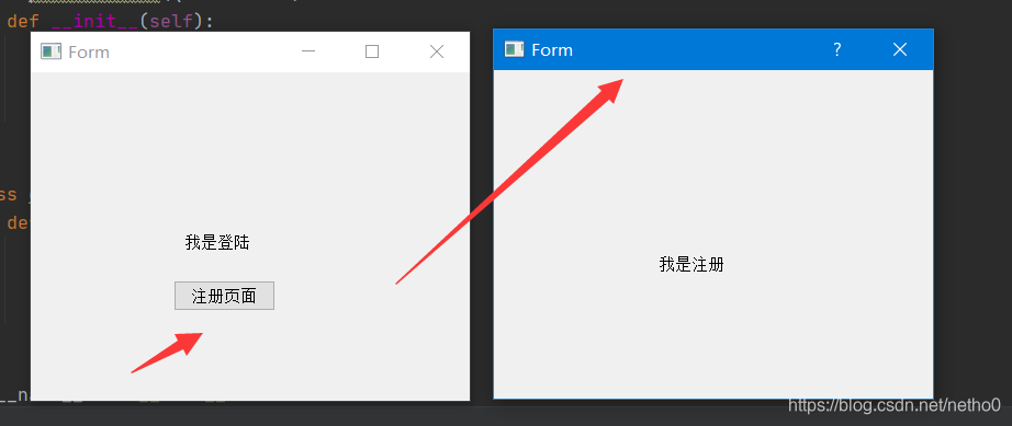 Pyqt5 Python点击按钮实现窗口切换python Qt5 Ui 界面菜单栏 点击 登录页面 登录成功打开另一个窗口 Csdn博客