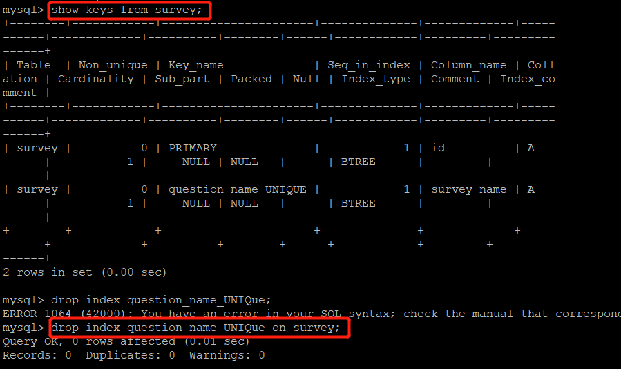 mysql 删除表中某一列的UNIQUE属性_mysql 列去掉某一列的uniq-CSDN博客