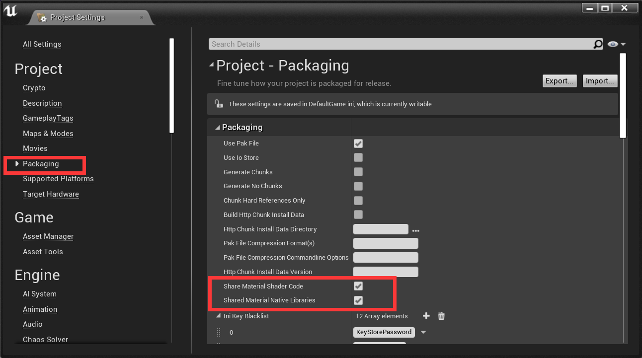 【UE4 Packaging】压缩包体大小_ue4打包内存太大-CSDN博客