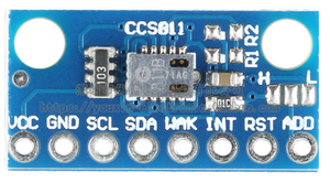 Arduino UNO测试CCS811气体传感器模块 TVOC/eCO2环境空气质量监测_eco2 400 ppm-CSDN博客