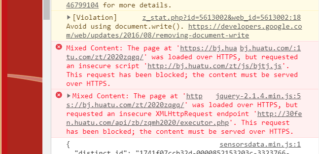 https网页中请求http接口被blocked问题一句解决_web access blocked-CSDN博客