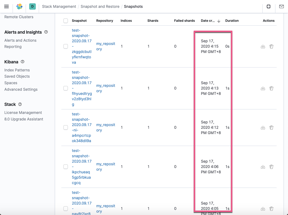 Elasticsearch：Snapshot 生命周期管理_elasticsearch snapshot-CSDN博客