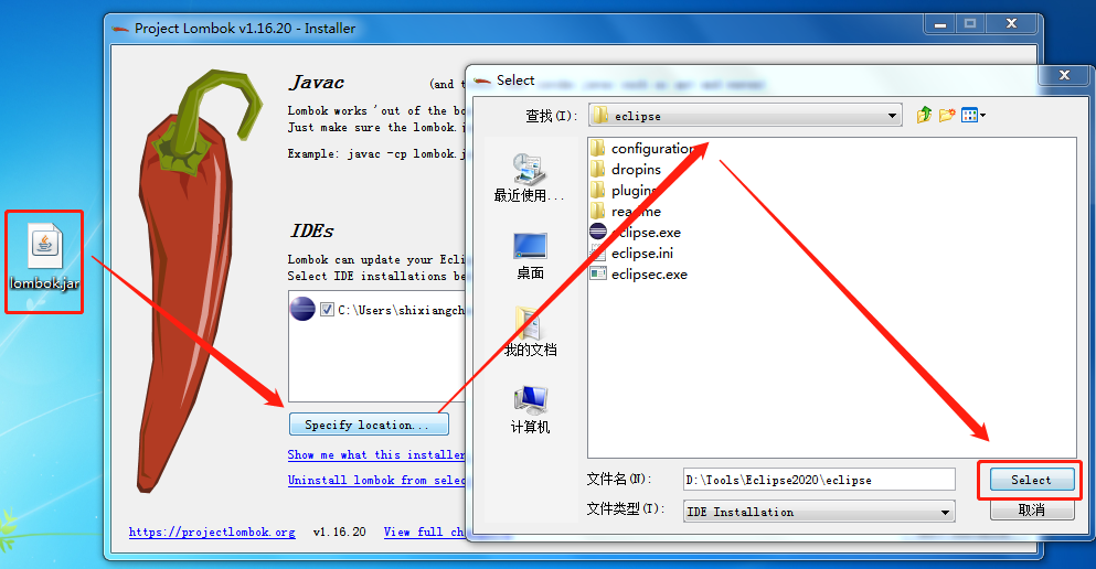 How to install lombok tool in Eclipse - Programmer Sought