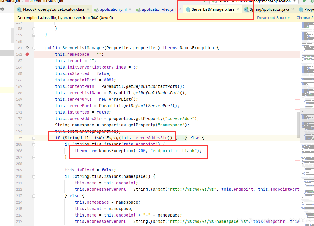Nacosexception Endpoint Is Blank 问题解决 Csdn博客
