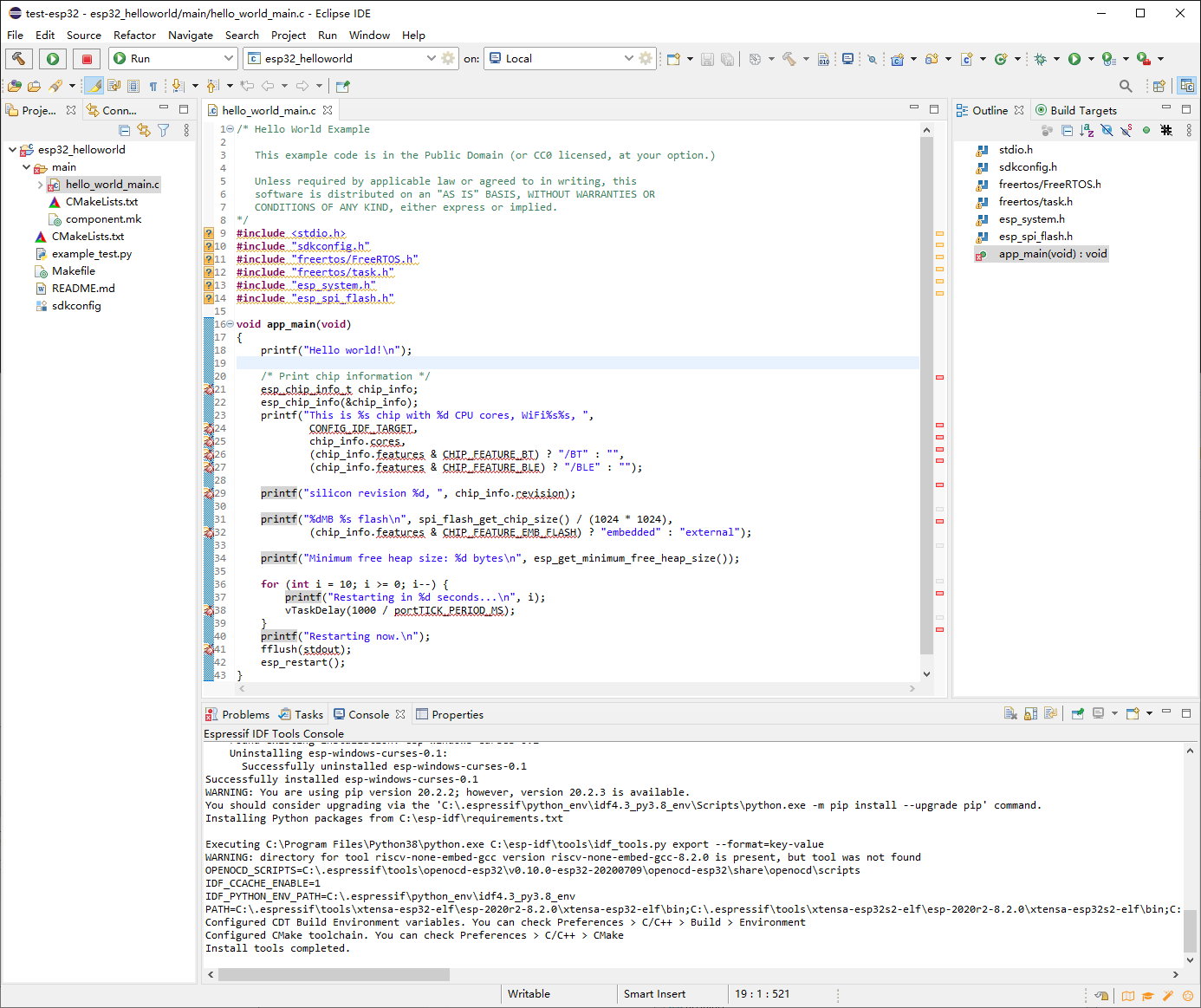 【图文】手把手教你使用 Eclipse IDE 开发 ESP32_eclipse搭建esp32工程-CSDN博客