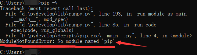 No Module Named Pip Windows