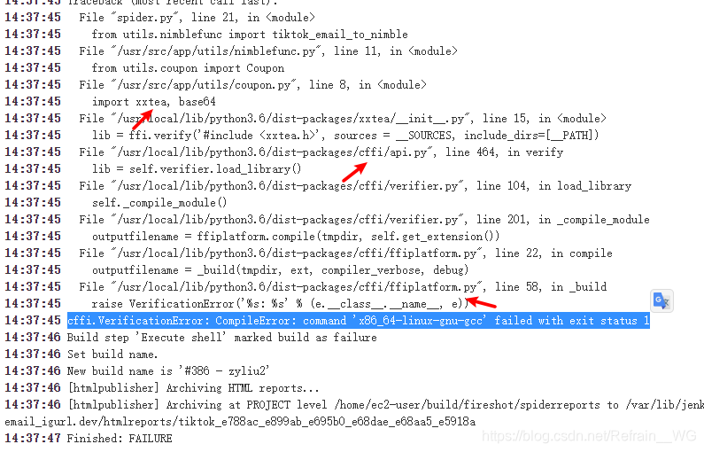 Error Command ‘x8664 Linux Gnu Gcc‘ Failed With Exit Status 1 Ubuntu Docker 安装 Xxtea Py模块
