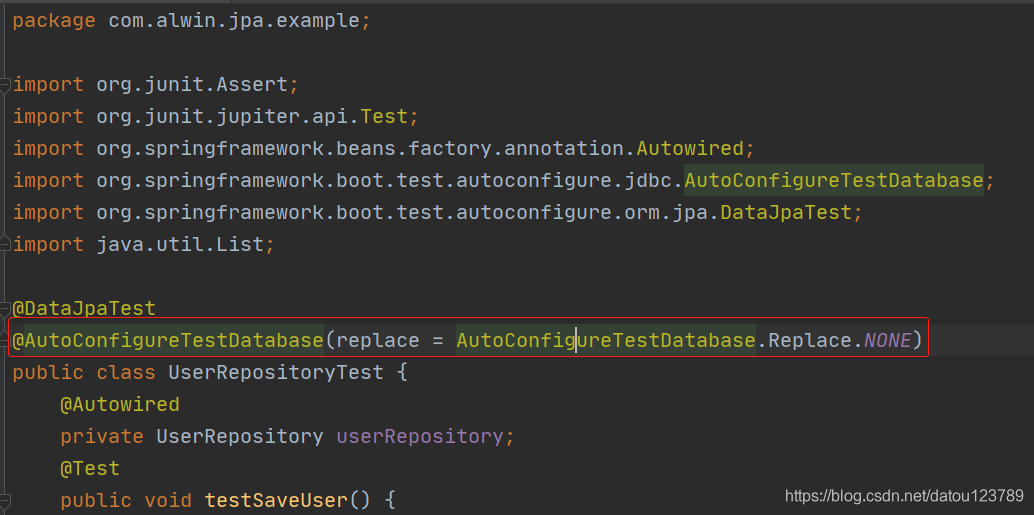 Failed To Replace Datasource With An Embedded Database For Tests Spring Data Jpa Csdn博客
