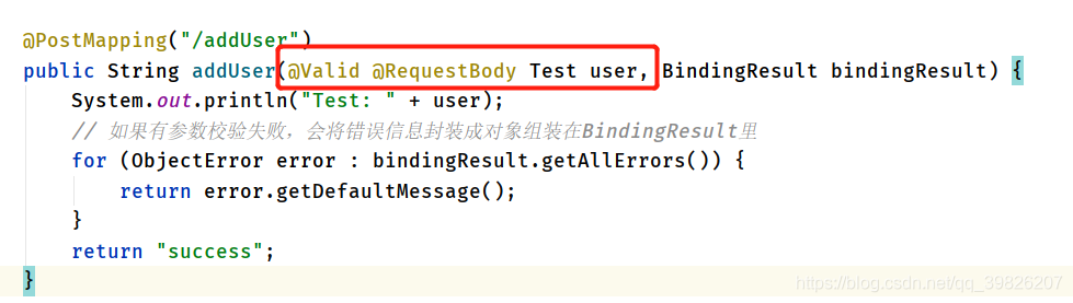 Springboot使用valid注解校验参数无效springboot Valid注解不生效 Csdn博客