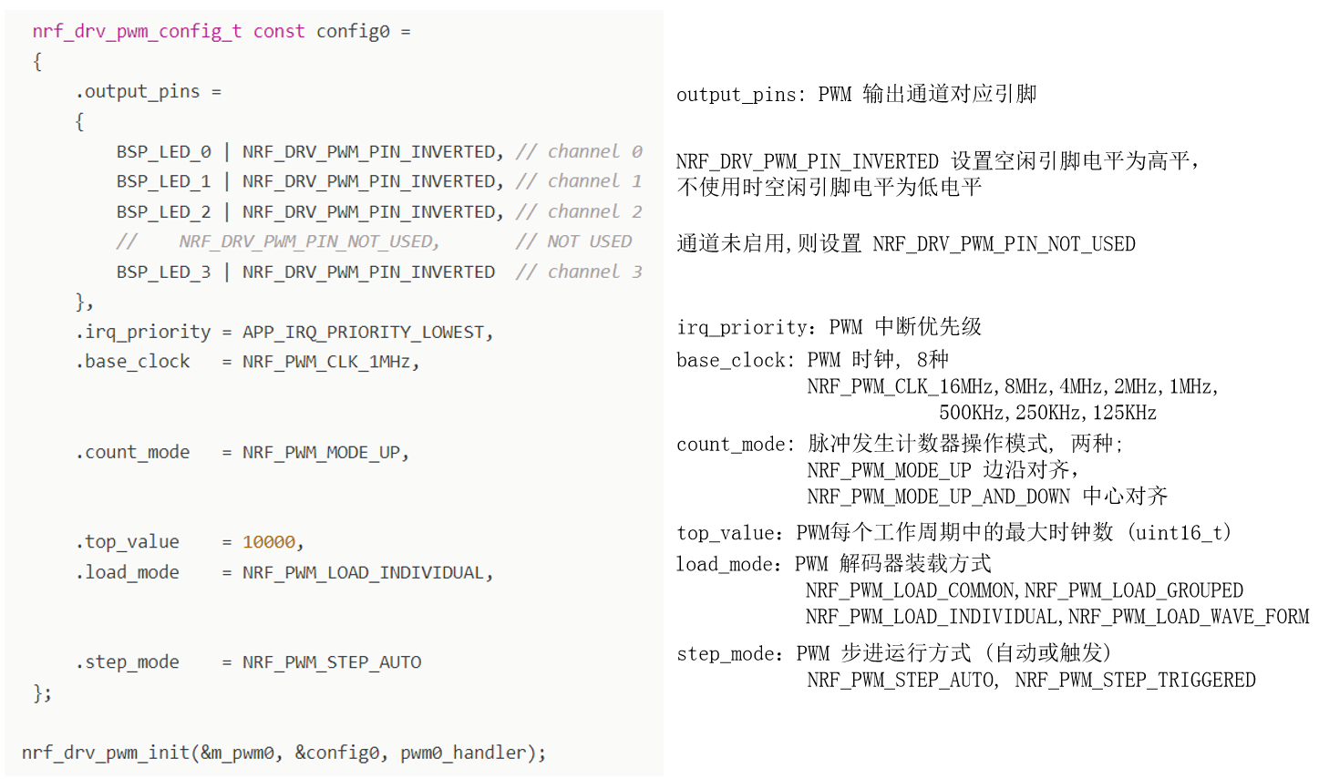 NORDIC nRF52840 PWM Module 硬件功能实现_nordic 周期、占空比-CSDN博客