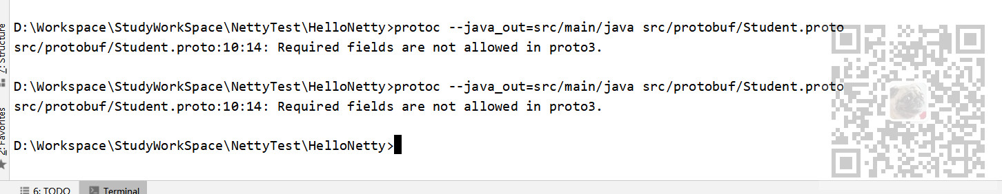 ProtoBuf在使用protoc进行编译时提示: Required fields are not allowed in proto3_required fields are not ...