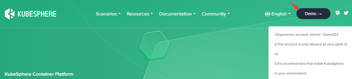 KubeSphere学习（二）KubeSphere官网中的Demo-CSDN博客