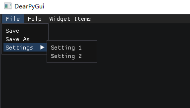 DearPyGui 教程（二）_dearpygui导航菜单-CSDN博客
