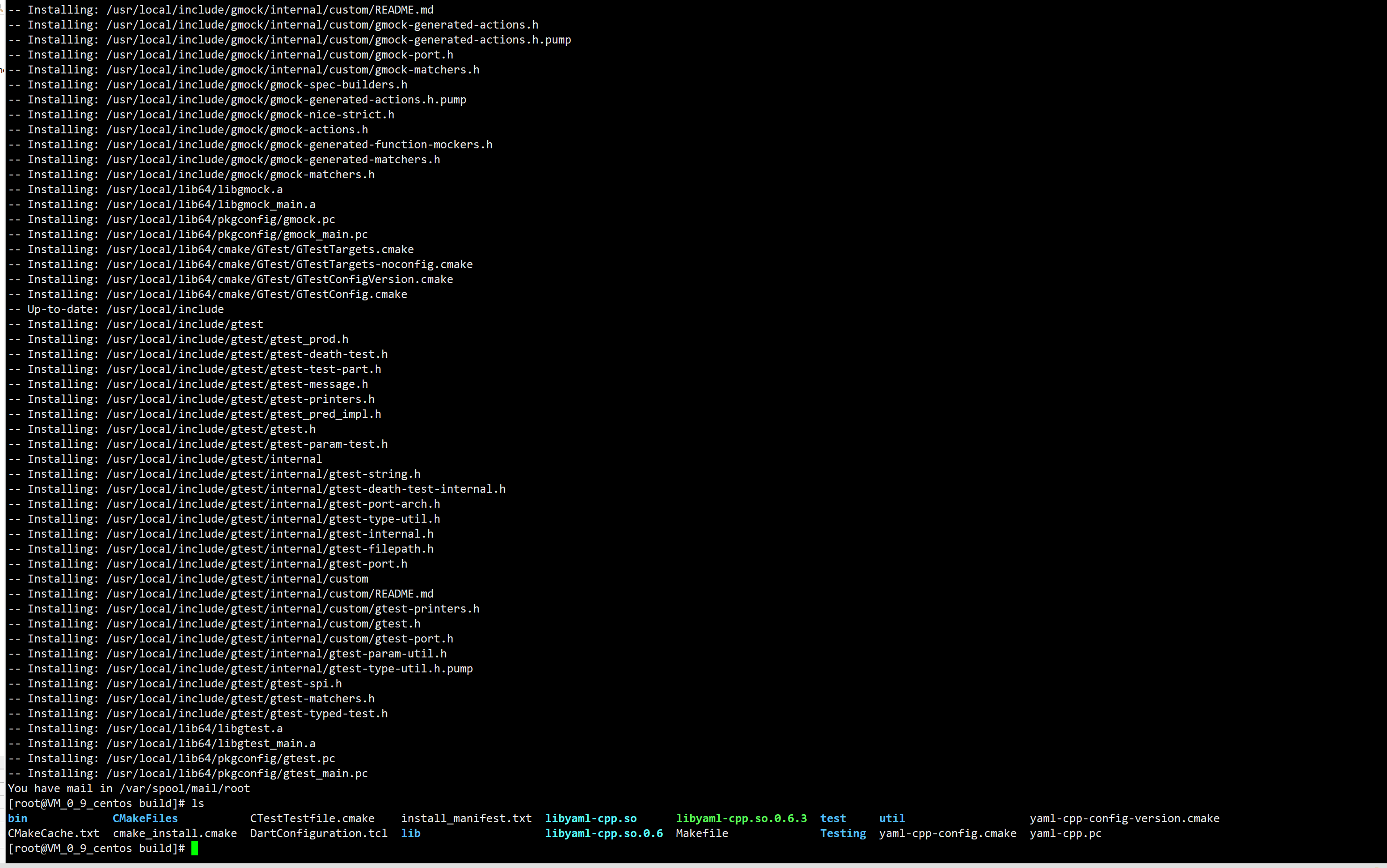 CentOS7下编译yaml-cpp库_centos7 yaml-cpp 编译-CSDN博客