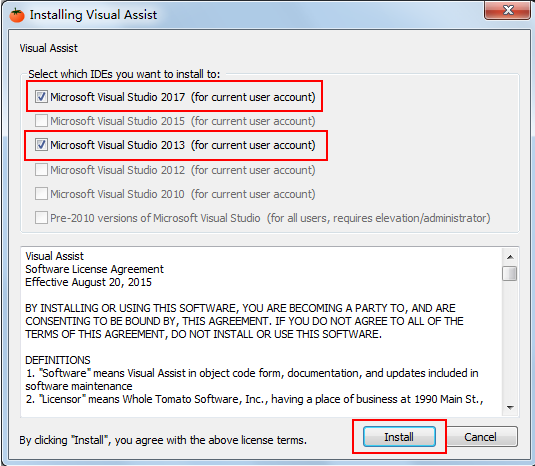 Visual Studio 2013安装及番茄助手配置过程_vs13番茄-CSDN博客