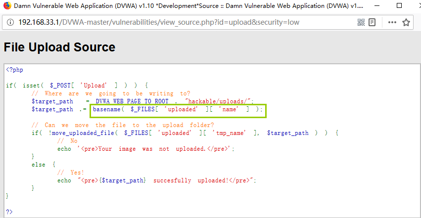 DVWA通过教程之文件上传File Upload_dvwa upload url 怎么设置多个格式-CSDN博客