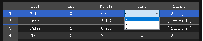 QStyledItemDelegate基本使用：单元格数据渲染与编辑-CSDN博客