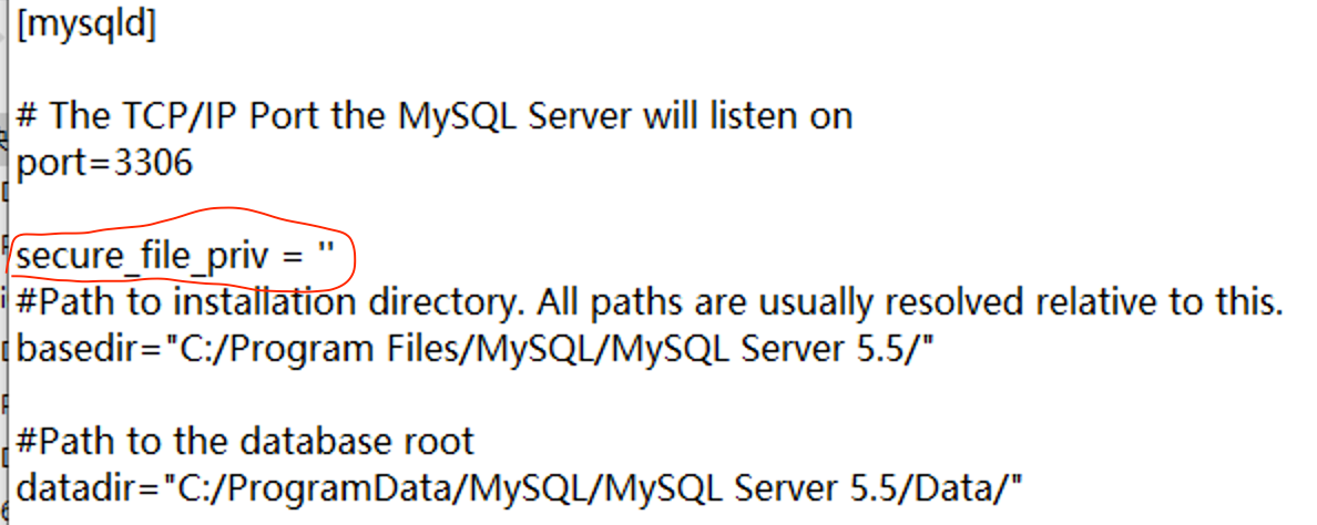 MYSQL导出数据出现The MySQL server is running with the --secure-file-priv,为null以及修改my.ini后无法启动的问题-CSDN博客