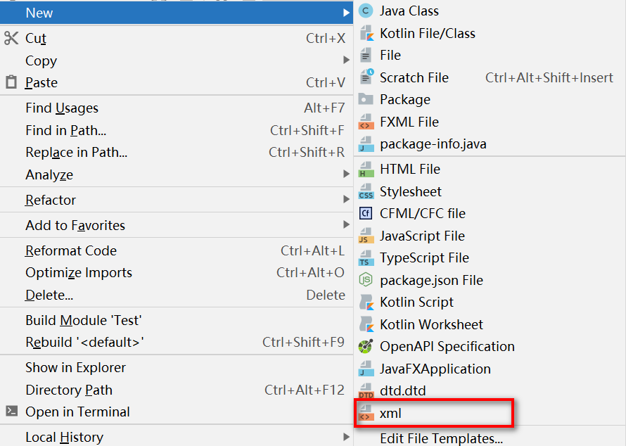 Intellij Idea Creates Xml File Programmer Sought 