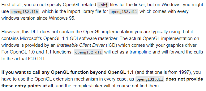使用GLAD加载OpenGL的库_glfw 调用opengl版本-CSDN博客