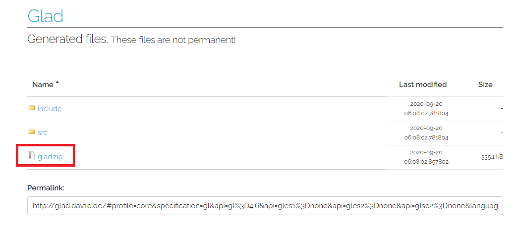 使用GLAD加载OpenGL的库_glfw 调用opengl版本-CSDN博客